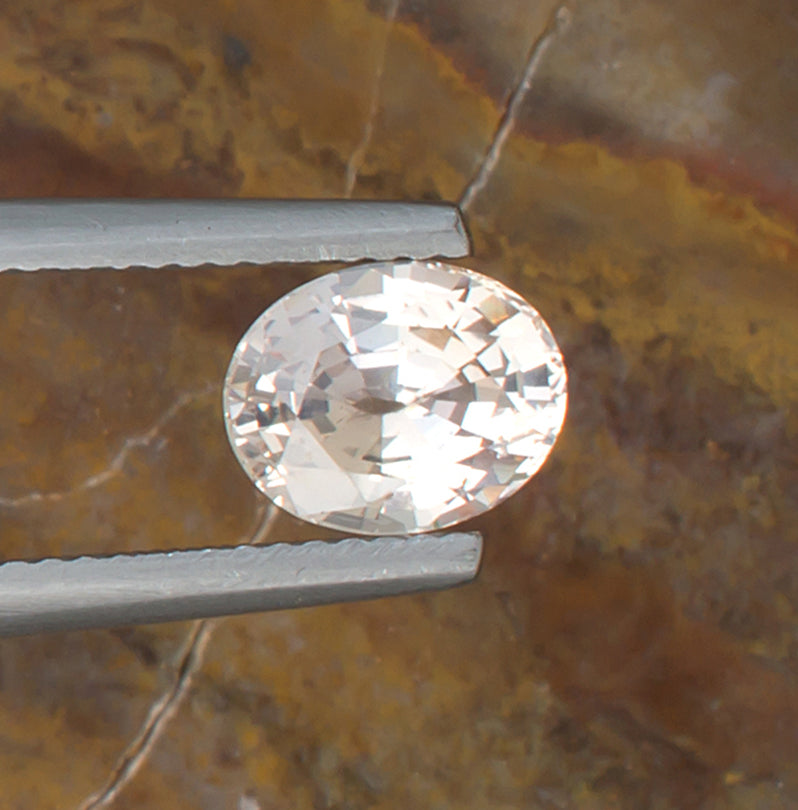 Fancy Sapphire Colored Gemstone | 1.99ct Light Orange Yellow Ceylon ...